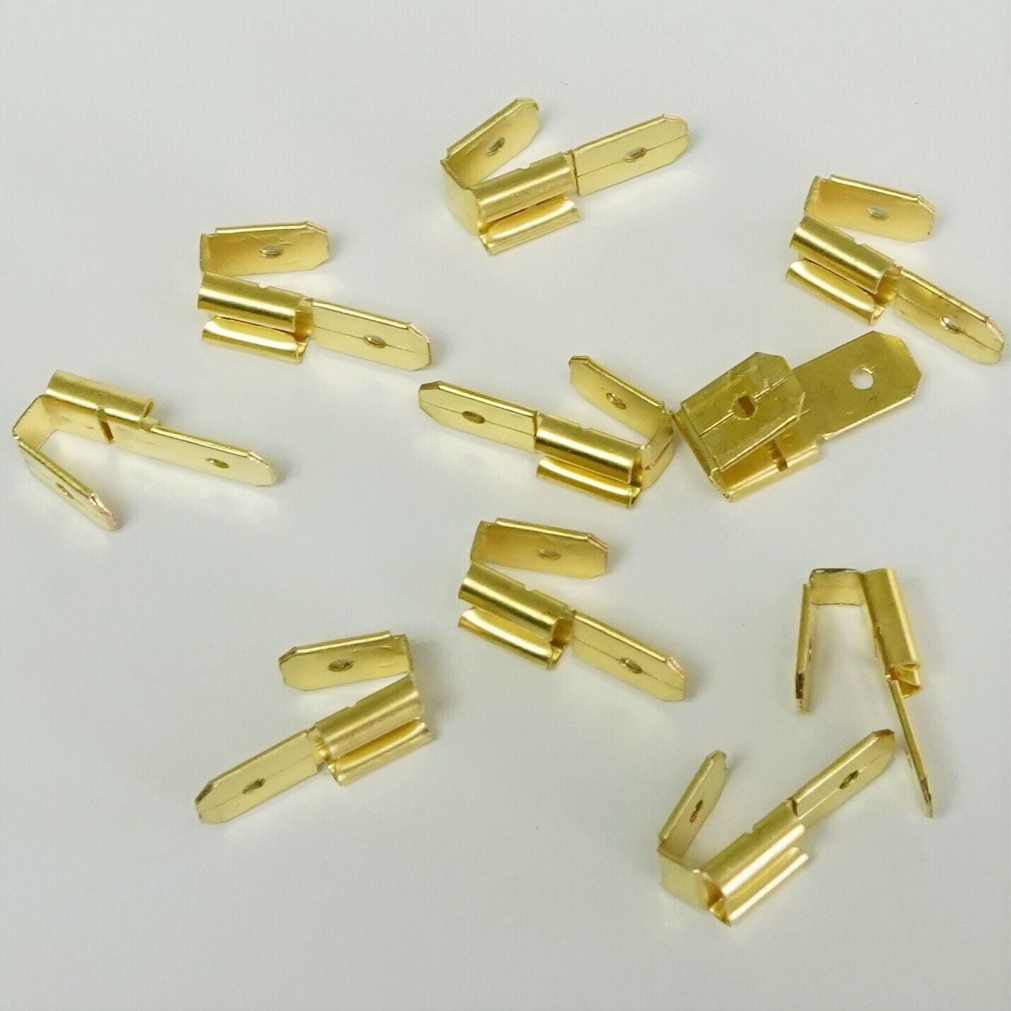 T1125 .250 Tab Adapters Single Female Double Male Pack of 10 - Walmart.com
