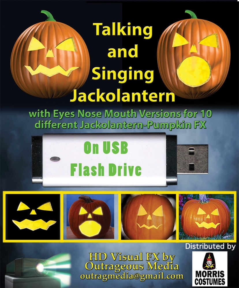 Jack O Lantern Talk Digt Decor - Walmart.com