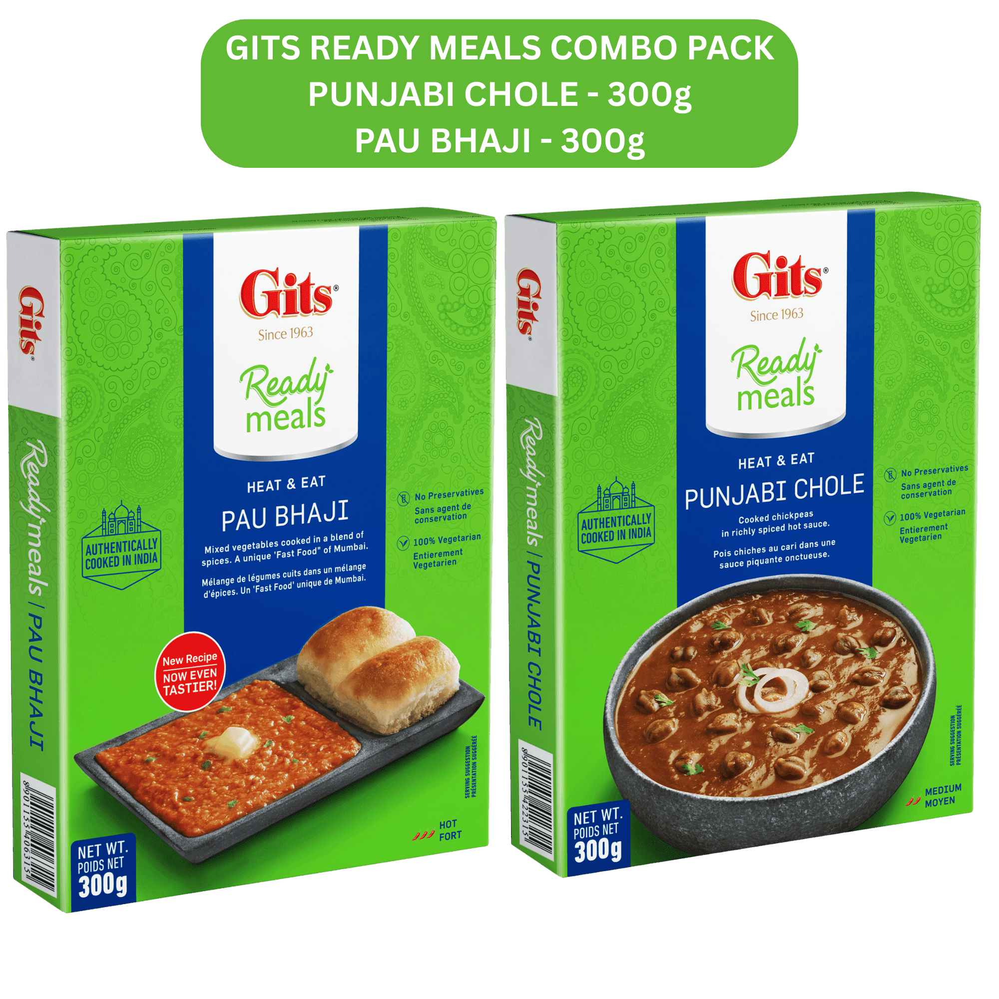 Click here for Gits Ready Meals Heat & Eat - Pav Bhaji 300g  Punj... prices