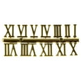Gold Roman Numerals DIY Quartz Clock Numbers Kit, Replacement Parts for ...