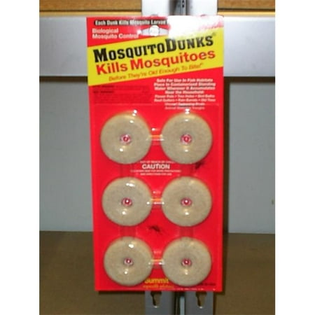 Mosquito Dunks Summit Chemical Mosquito Dunks 6s - Walmart.com