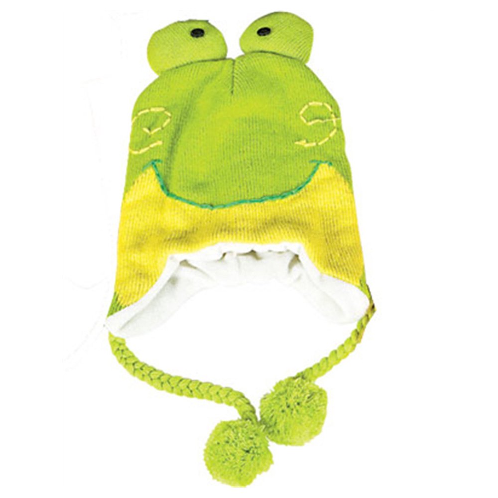 Frog Hat Knit Winter Cap Toque Costume Beanie Hat - Walmart.com ...