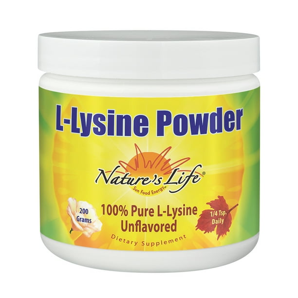 Nature's Life L-Lysine Powder | Helps Support Healthy Immune Function ...