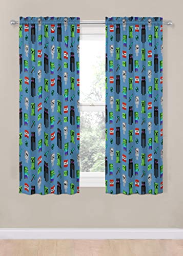 Minecraft Monster Hunters 63" Inches Drapes - Beautiful Room Decor ...