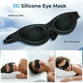 Moisture Chamber Glasses for Dry Eyes, 3D Soft Silicone Sleep Goggles ...