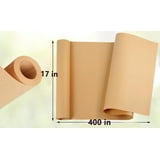 "Kraft Large Packaging Paper Roll 17""x400"", Brown for Moving, Gift ...