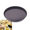 Taeuda Round Tart Pans Removable Bottom Pie Pans Nonstick Quiches ...