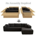 Vcatnet L Shaped Sectional Sofa Couch,Modular Upholstered Indoor Sofa ...