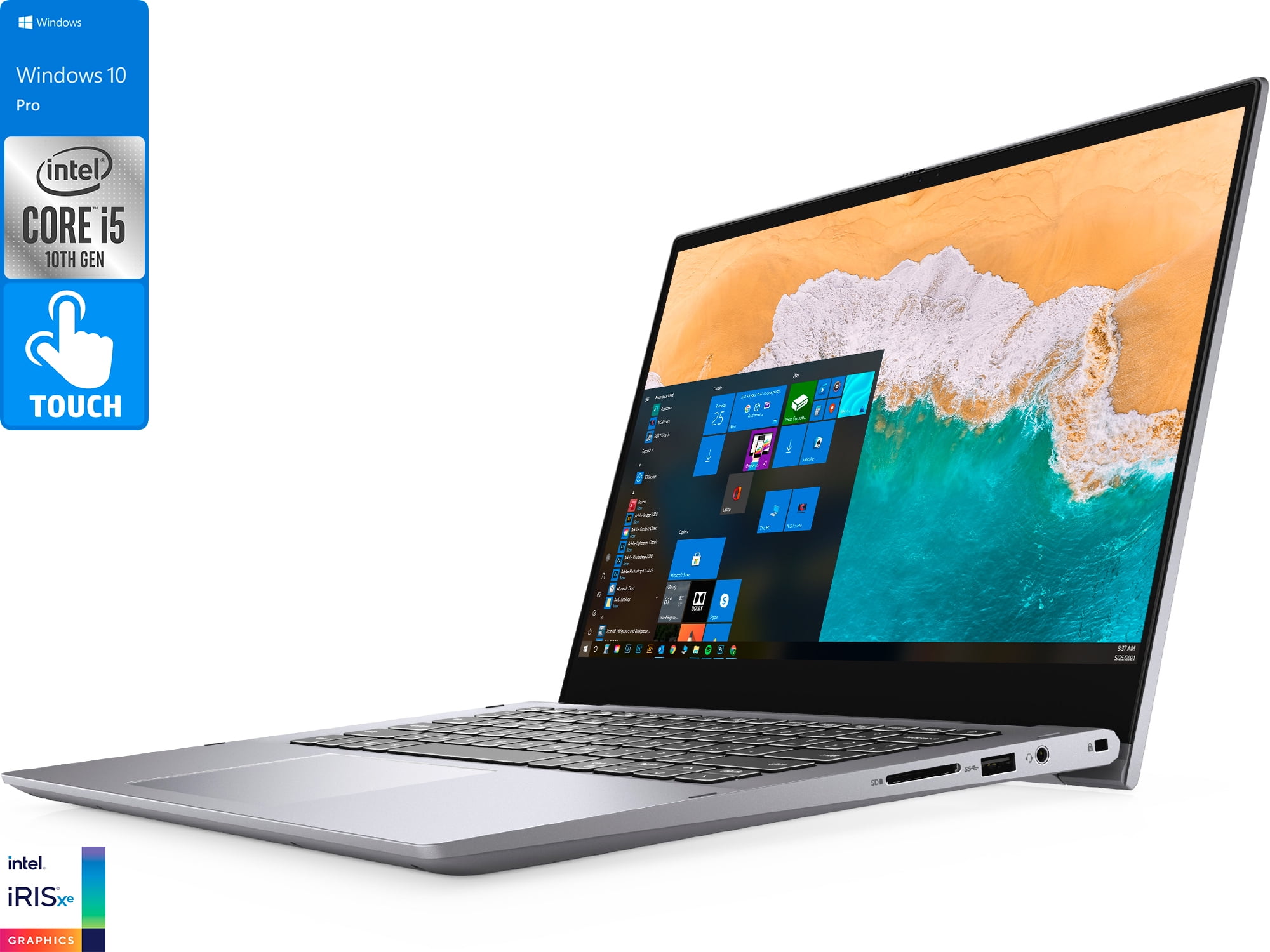 Dell Inspiron 5406 2-in-1, 14" HD Touch Display, Intel Core i5-1135G7 ...