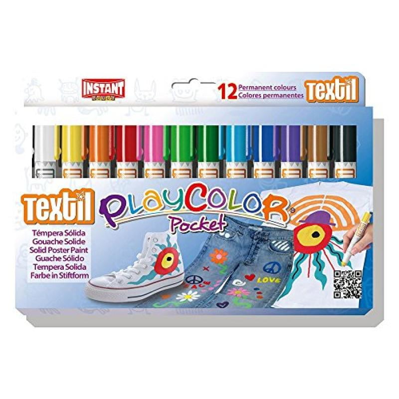Playcolor Pocket Textil Set Of 12 Colors - Walmart.com