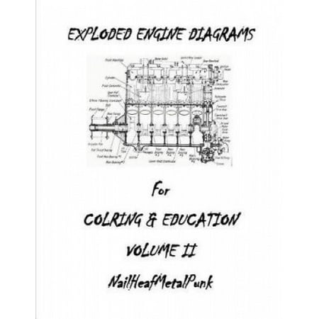 Engine Diagrams Exploded for Coloring and Education: Engine Diagrams ...