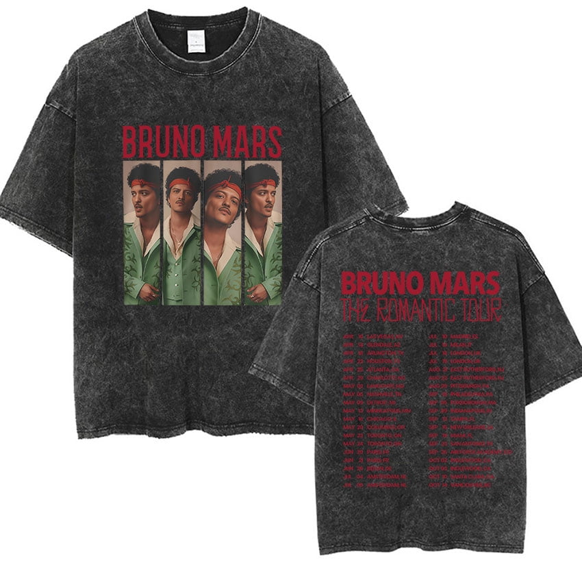 Click here for Nobrand Bruno Mars The Romantic Tour 2026 Vintage... prices