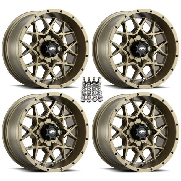 ITP Hurricane ATV Wheels/Rims Bronze 14" Sportsman 550 850 1000 ...