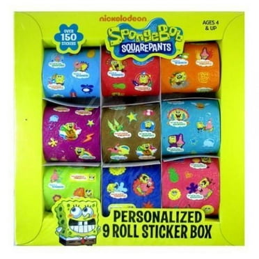 Spongebob Squarepants Assorted Sticker Sheet Set (4 Sheets) - Walmart.com