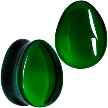 Body Candy 3/4" Unisex 2PC Organic Solid Purple Stone Saddle Plugs ...