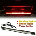 8” Red/Amber LED Motorcycle Turn Signal Brake Tail Light Strip for ...