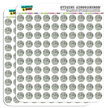 Dollar Sign Money 200 1/2" (0.5") Planner Calendar Scrapbooking ...