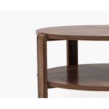 Interior Define Devon Oiled Walnut Coffee Table BRO.TBL.COFF.OIL-WAL - 48" diam. x 16.25"h ...