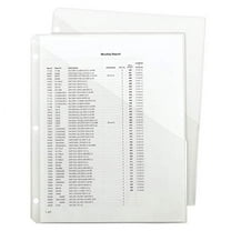Universal Project Folders, Jacket, Poly, Letter, Clear, 25/Pack ...