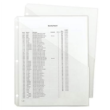 Universal Project Folders, Jacket, Poly, Letter, Clear, 25/Pack ...