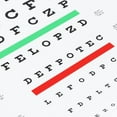 UCanSee Snellen Eye Chart Visual Acuity Chart 22x11 in - Walmart.com