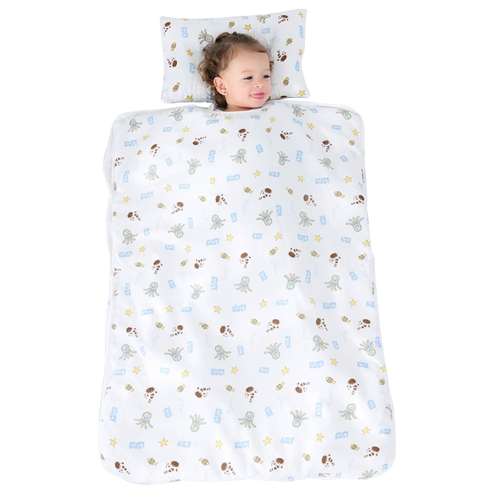 Yuedong Kids Nap Mat with Removable Pillow Toddler Nap Pad for ...