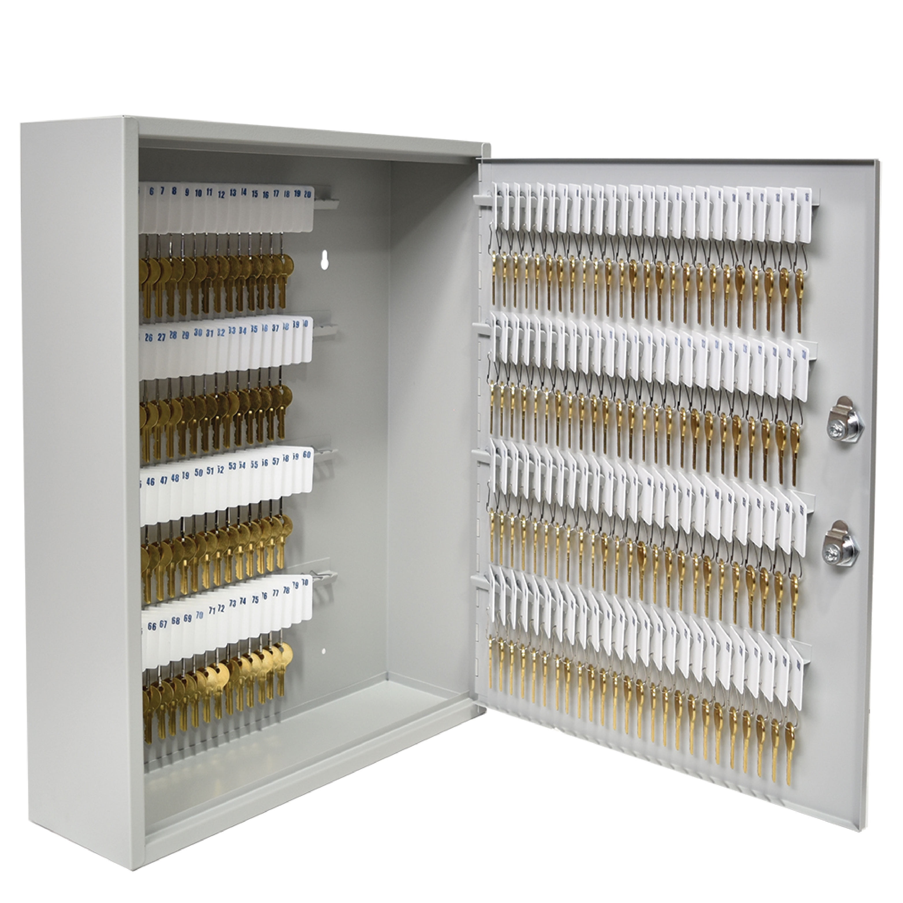 BankSupplies Fort Knox 200 Key Cabinet | Dual Lock Control Key Box | 22 ...