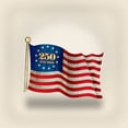 48 Pack Bulk Semiquincentennial Flag Cutouts Patriotic Decorations ...