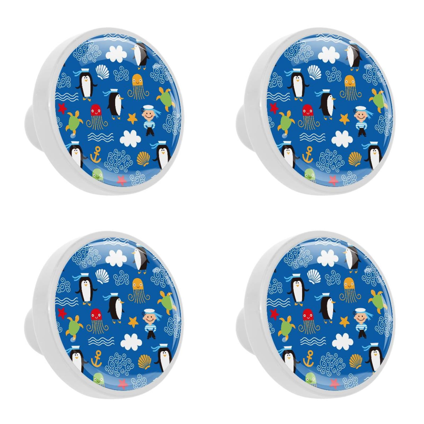 4 Pcs Penguin Knobs for Kitchen Cabinet Cupboard Dresser Bookcase ...