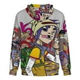 Cartoon Music Gorillaz Teen Sweatshirts Zipper Hoodies Coat Jacket With ...