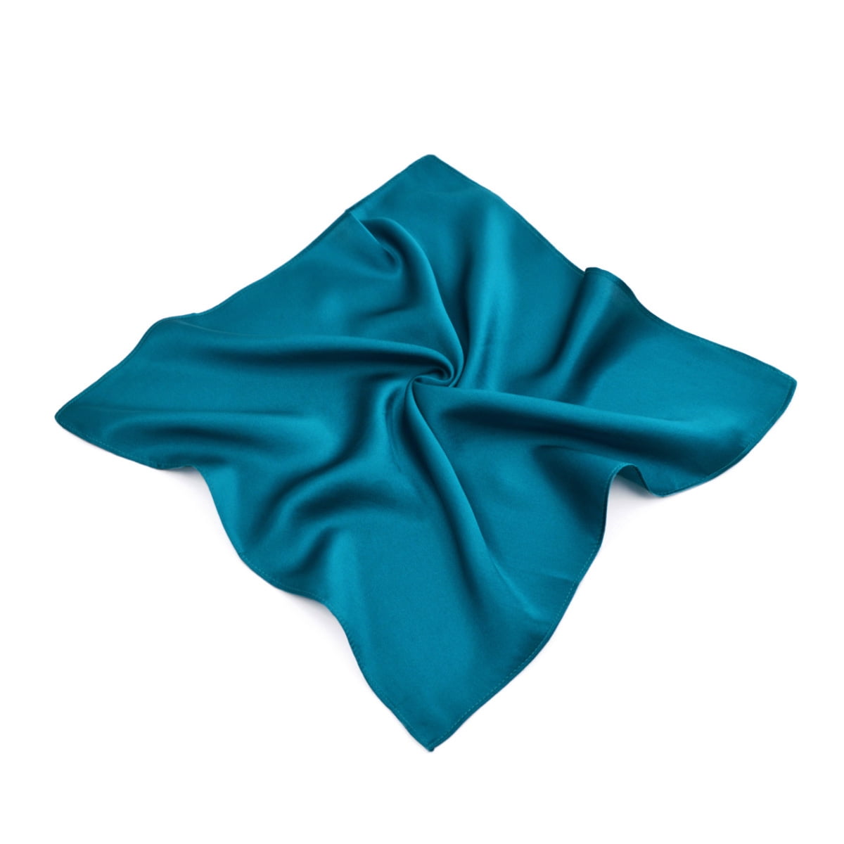 Premium 100% Pure Mulberry Silk Solid Pocket Square Handkerchief Scarf ...