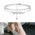 Adjustable Layered Anklet Waterproof Beach Jewelry Ankle Chain Foot ...