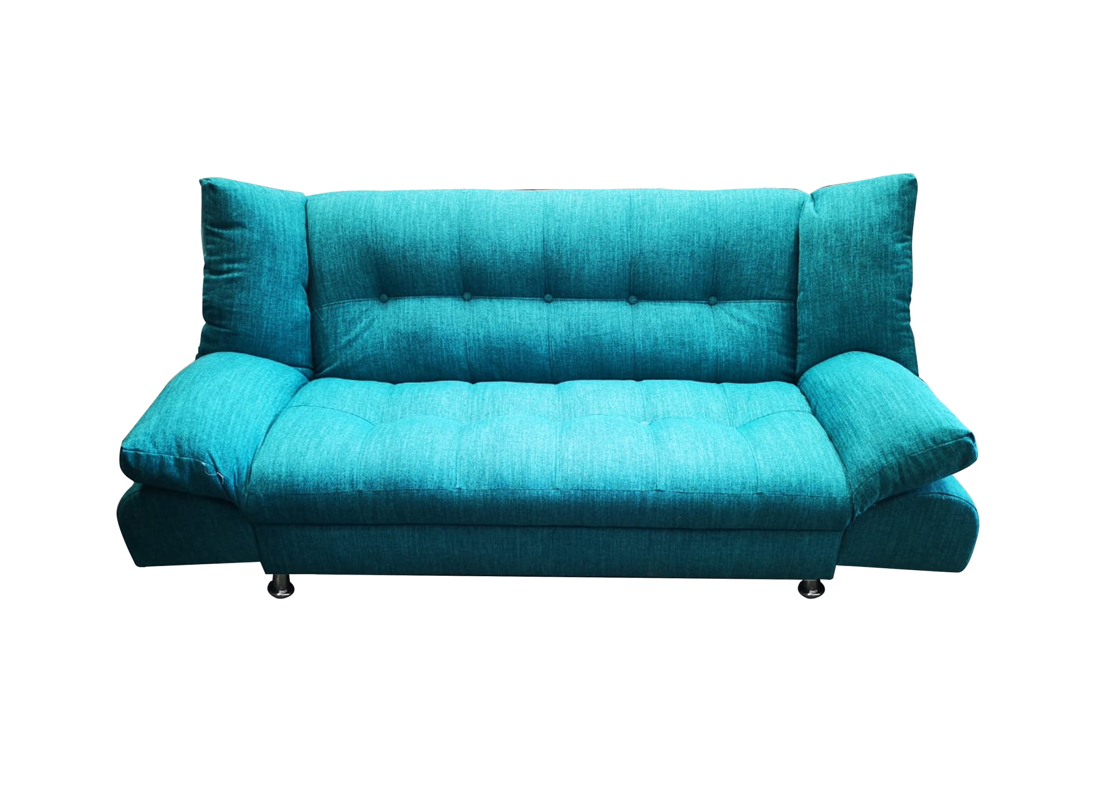 Sofa cama matrimonial comodo Moderno Ninel Azul R21 Muebles | Walmart ...