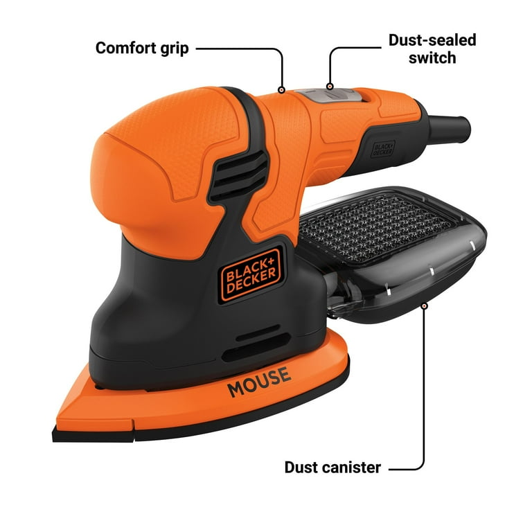 BLACK DECKER Mouse 1.2 Amp Electric Detail Sander BDEMS200C Walmart