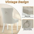Westice Dining Chairs Set of 4, Button Tufted Velvet Chairs for Kitchen ...