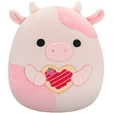 Squishmallow 5" Valentine's Set of 6 Cow, Praying Mantis, Monster ...
