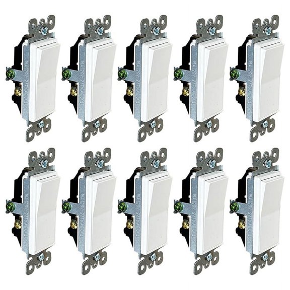 Wirecon White Replacement Rocker Switch Cover (3 Pack) for Mobile Homes ...