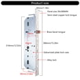 Advanced Biometric Fingerprints Recognition Steel Door Lock ...