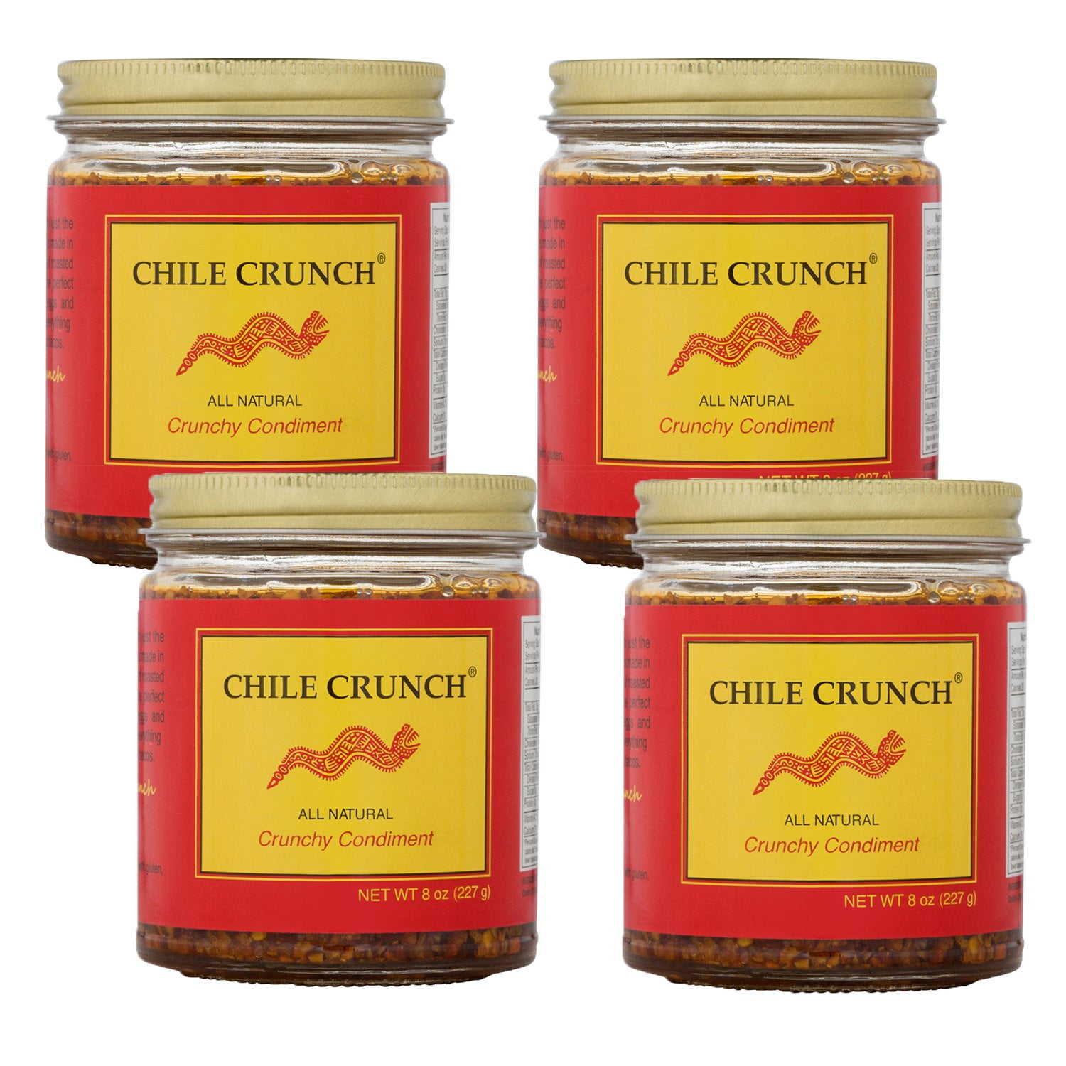 Chile Crunch-A Crunchy All Natural Spicy Condiment Original Flavor - 4 ...