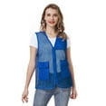 Toptie Adult Mesh Vest Zipper Supermarket Team Volunteer Uniform Vest ...
