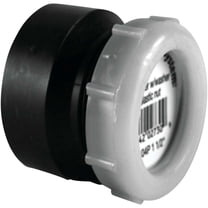 Charlotte Pipe Trap Adapter Abs/Dwv 1-1/2 " Black - Walmart.com