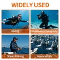 Scuba Diving Ventilator, Support 2 Divers 7-10 H Tankless Diving System ...