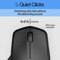 280 Silent Wireless Mouse - Ergonomic, Right-Handed Design 2.4GHz USB ...