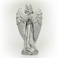 Alpine Corporation 31 inches Outdoor Angel Statue for Garden, Stone ...