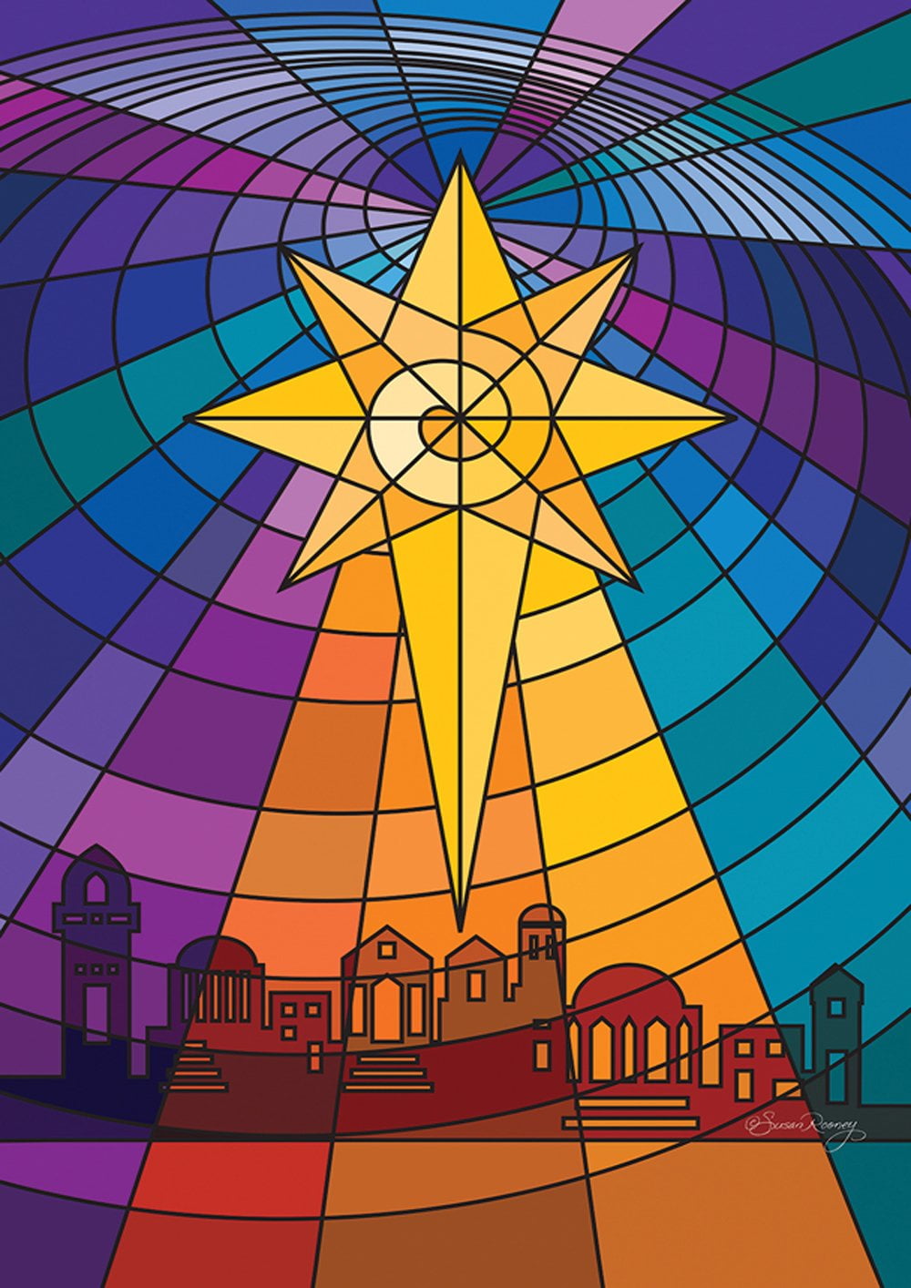 Toland Home Garden Star of Bethlehem Religious Christmas Flag Double ...