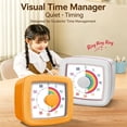 AOOOWER Colorful Display Clock With Quiet Operation For Study Cooking ...