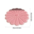 bloom Shape Bathroom Floor pad, Absorbent Non slide Bath Rug, Soft ...