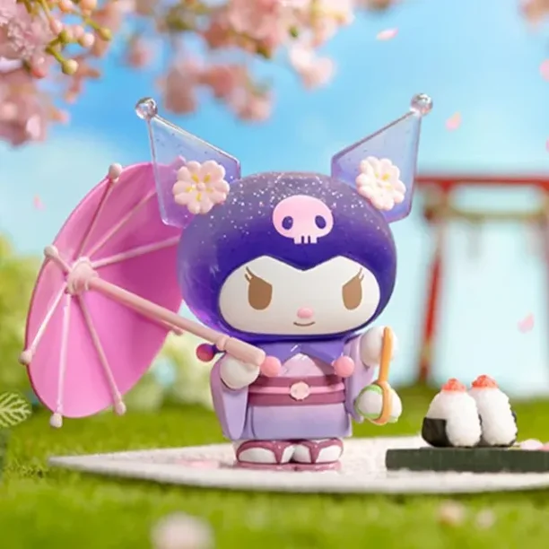 Original Sanrio Blind Box Anime Figure Kuromi My Melody Cinnamoroll ...