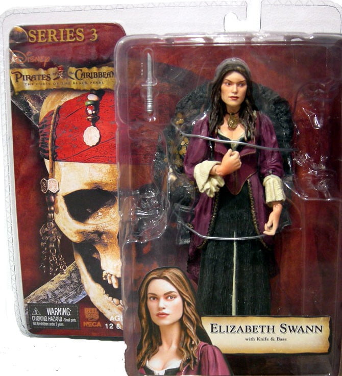 NECA Pirates of the Caribbean Series 3 Elizabeth Swann Action Figure ...