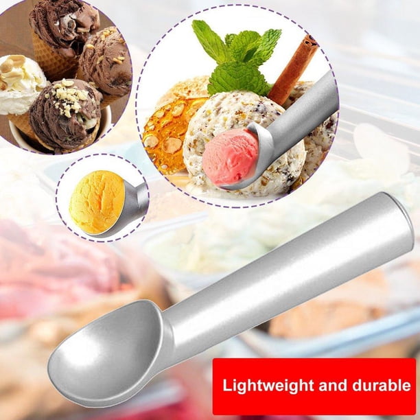 CC TOY Nonstick Anti-Freeze Ice Cream Scoop Aluminum Ice Cream Spoon ...